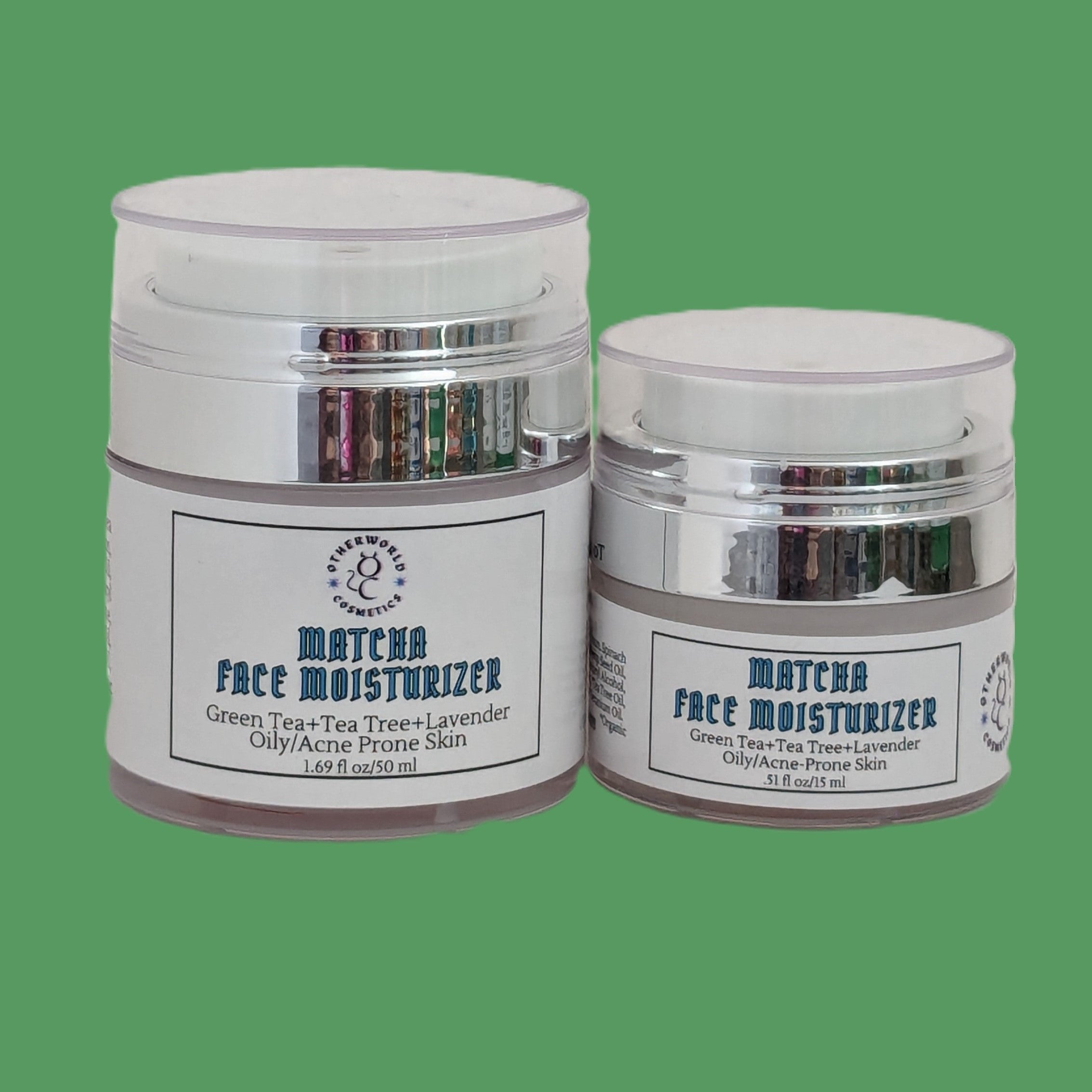 Matcha Face Moisturizer - Oily/Acne Prone Skin – Otherworld Cosmetics